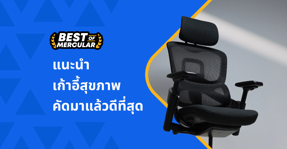 15 เก้าอี้สุขภาพ นั่งสบาย รุ่นที่ดีที่สุด